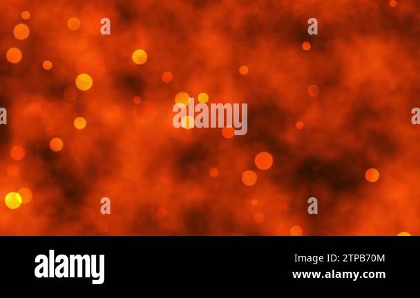 Seamless loop circle bokeh lights background. Defocused of light leak flares. Abstract mesh ...