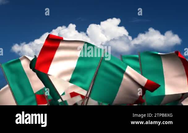 Waving italian flags Stock Videos & Footage - HD and 4K Video Clips - Alamy