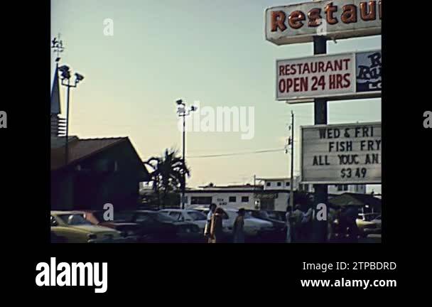 Miami Beach 1970s mall Stock Video Footage - Alamy