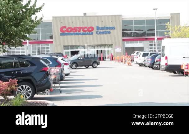 costco wholesale business centre center with parking lot in front in ...