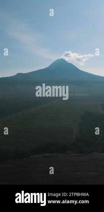 Mount Matutum stratovolcano overlooks the city of General Santos in ...