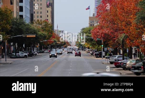Austin avenue in historic downtown Stock Videos & Footage - HD and 4K ...