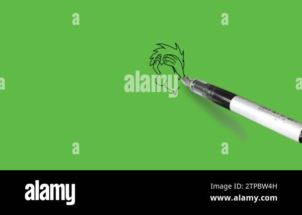 draw lazy young man sit on chair passively hold both hand on head lean ...