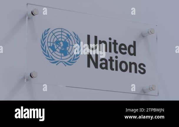 Un logo and flag Stock Videos & Footage - HD and 4K Video Clips - Alamy