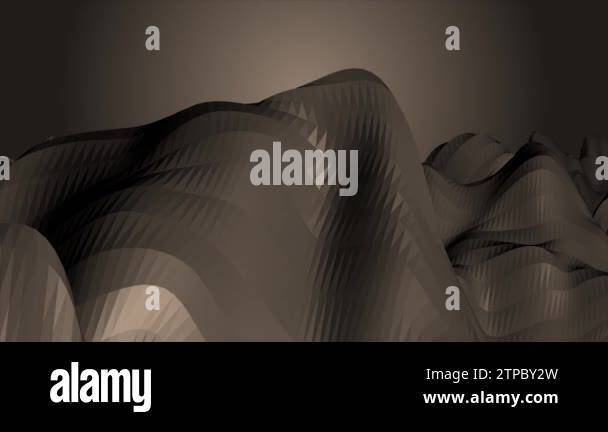 Low Poly Cave Tunnel Zoom at Glowing Light at End Animated 3D Rendered ...