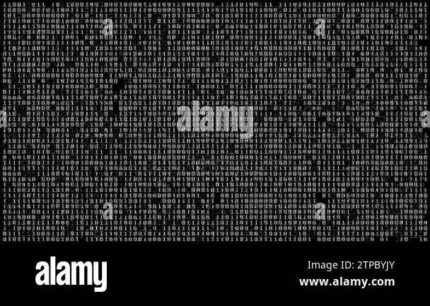 The symbol of ripple in a binary code consisting of zeros and ones ...