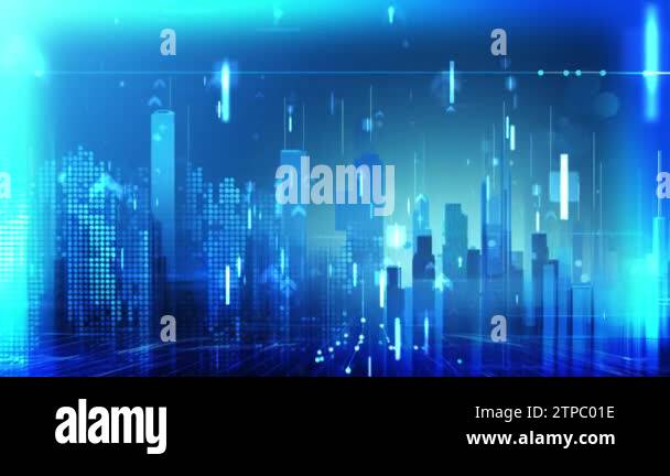 Blue Corporate Background Loop, Corporate Background, Business Commerce ...