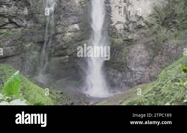 Gocta Cataracts, Catarata del Gocta, are perennial waterfalls with two ...