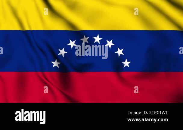 Venezuela waving flag 4K animation video. Venezuela waving flag ...