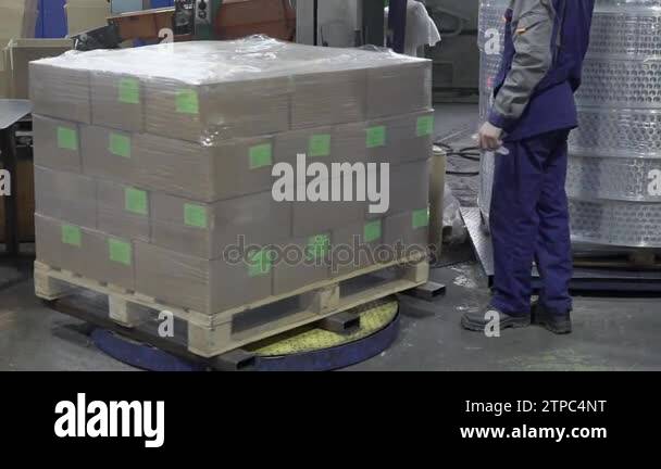 Worker standing near big cube Stock Videos & Footage - HD and 4K Video ...
