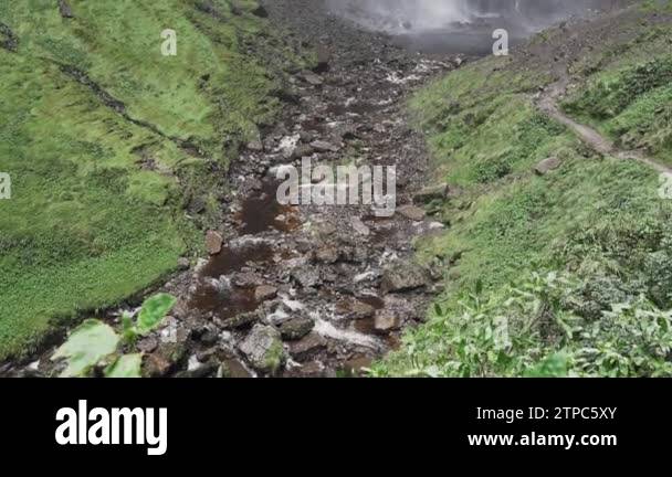 Gocta Cataracts, Catarata del Gocta, are perennial waterfalls with two ...
