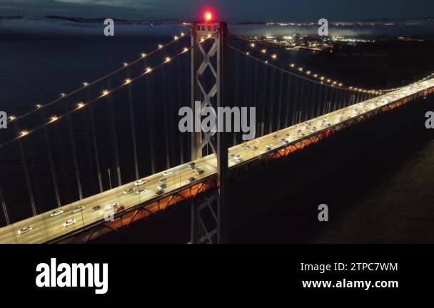 Oakland Bay Bridge At San Francisco In California United States ...