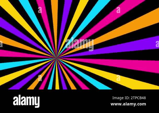 Animated abstract colorful rotating background. Looped video. Vector ...