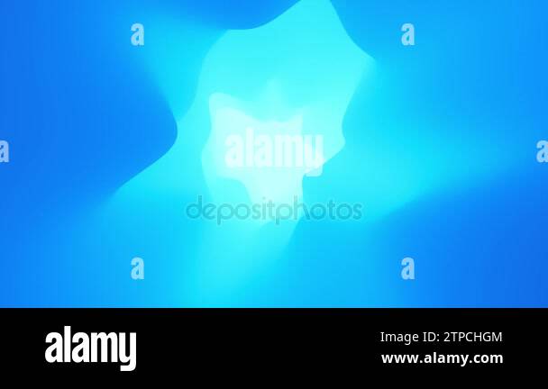 Flying through an abstract smooth surface. Blue color. Ultra HD - 4K ...