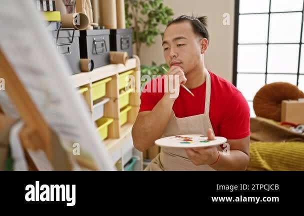 Young chinese man artist Stock Videos & Footage - HD and 4K Video Clips ...
