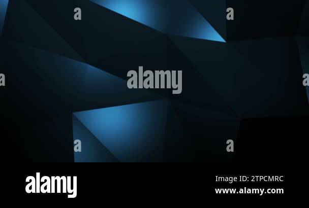 Abstract Stream Shape Array Blue Lines With Movement And Metallic