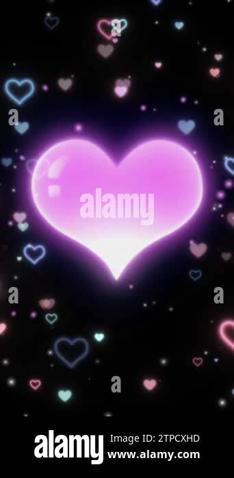 Video Animation of heart shapes for decorating projects on the day of ...