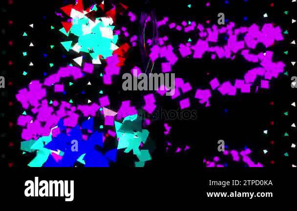 Looped seamless footage for your event, concert, stage design, title ...