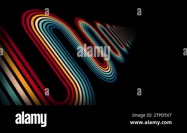 Vintage Striped Backgrounds, Loop Samples, Retro Colors from the 1970s ...