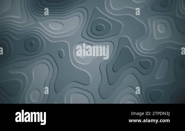 Topographical map styled motion background animation with gently ...