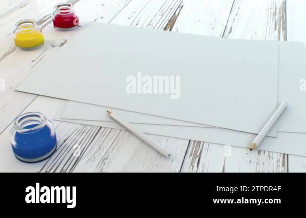Blank art paper sheet Stock Videos & Footage - HD and 4K Video Clips ...