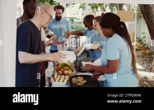 Non-profit group dedicates itself to hunger relief by giving free food ...