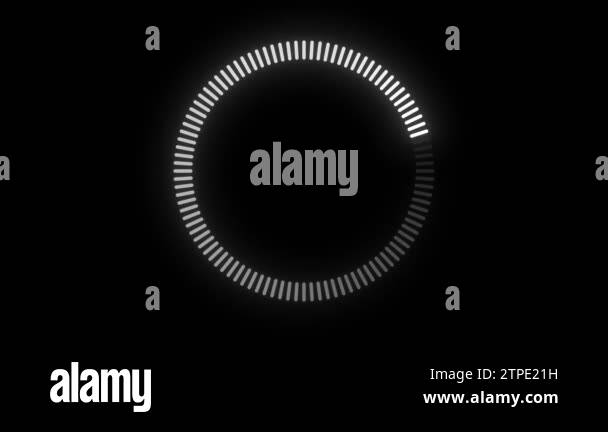 Circle percentage diagram (meter) from 0 to 100, user interface (UI) or ...