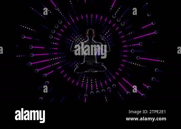 Looped seamless footage for your event, concert, stage design, title ...