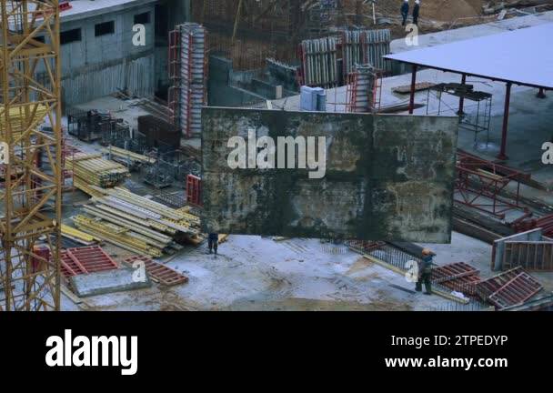 Workers remove concrete slab Stock Videos & Footage - HD and 4K Video ...