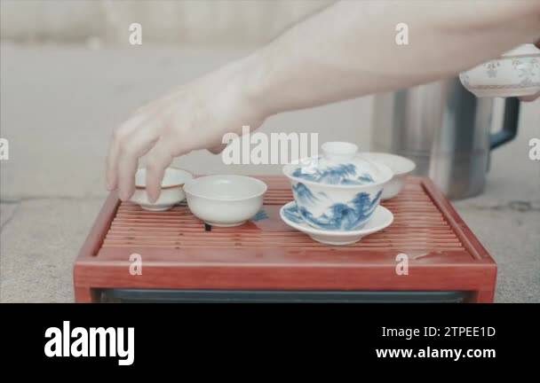 China tea set serving Stock Videos & Footage - HD and 4K Video Clips ...
