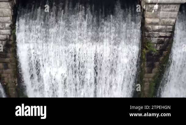 Drone video showcases the impressive flow of water cascading and ...