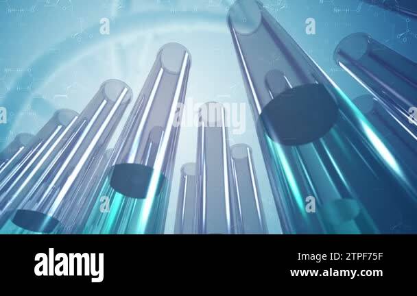Animated glass laboratory test tubes Stock Videos & Footage - HD and 4K ...