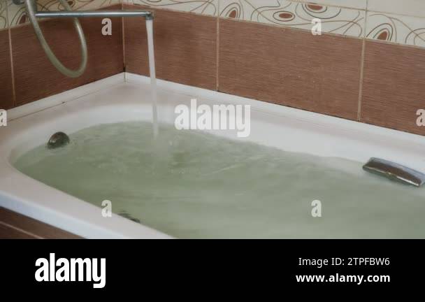 Faucet pouring water bath tub Stock Videos & Footage - HD and 4K Video ...