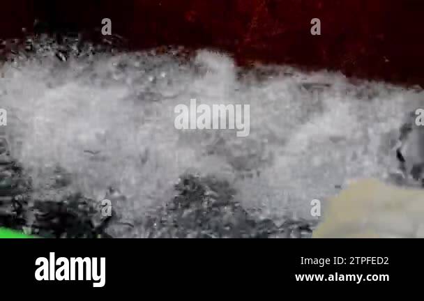 FHD footage of water coming out from tube well pipe. Concept of ...