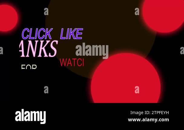 Animation thanks for watching. Animated motion graphics on the ...