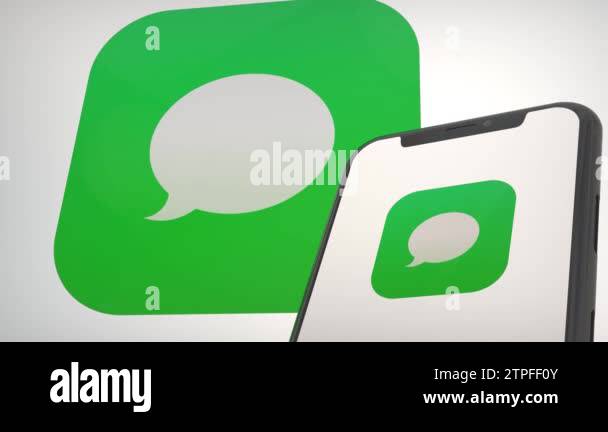 Imessage logo Stock Videos & Footage - HD and 4K Video Clips - Alamy