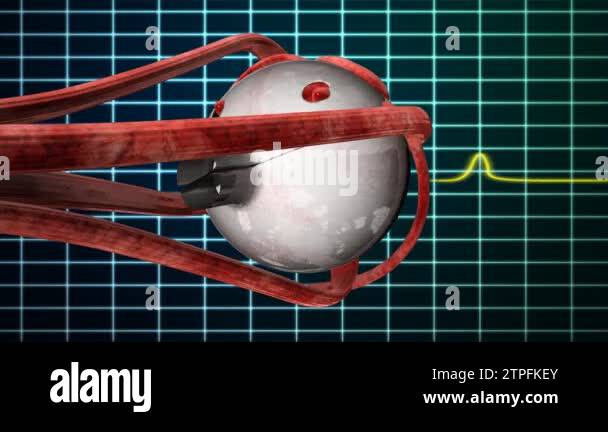 Human Eye rotating EKG background,alpha Stock Video Footage - Alamy