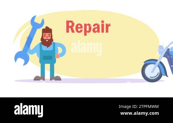 Repair worker cartoon Stock Videos & Footage - HD and 4K Video Clips ...