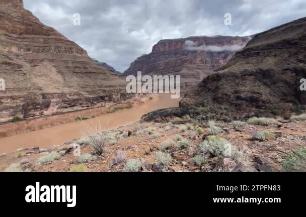 The Colorado Canyon at its western gateway to the river, located on the ...