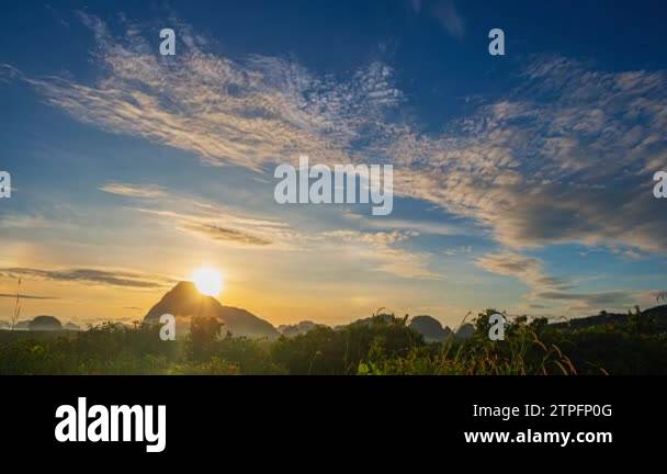 Time lapse light through to islands in Samed Nang Chee archipelagoThe ...