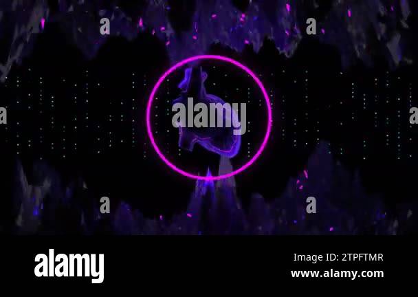 Looped seamless footage for your event, concert, stage design, title ...