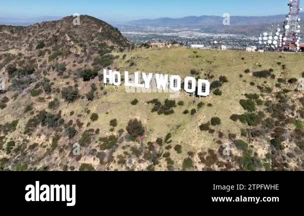Hollywood Sign At Los Angeles In California United States. Hollywood ...