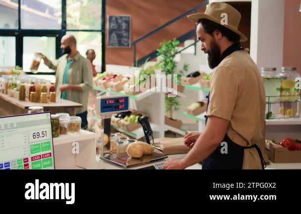 Produce scale grocery store Stock Videos & Footage - HD and 4K Video ...