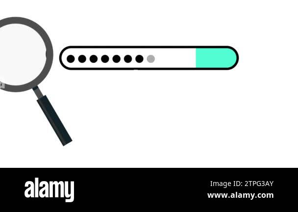 Web or internet search concept. Search Bar Animated. Search bar with ...