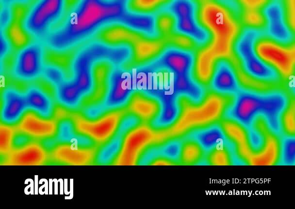 Abstract infrared background animation. Thermal imager effect of ...