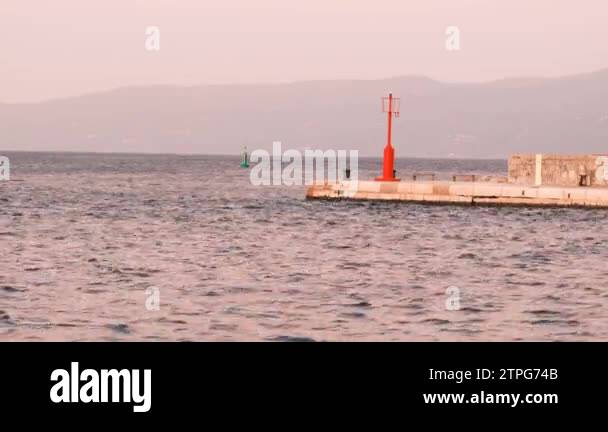 Pier red green navigational Stock Videos & Footage - HD and 4K Video ...