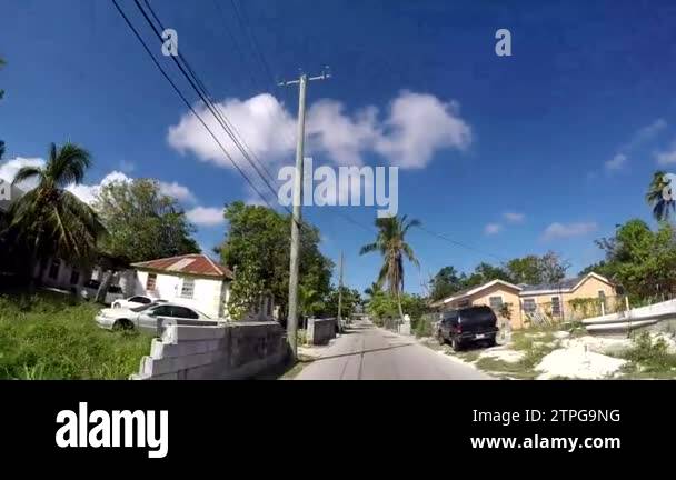 Nassau, Bahamas FEB 6: Ghetto neighborhood in Nassau, Bahamas on Feb 6 ...