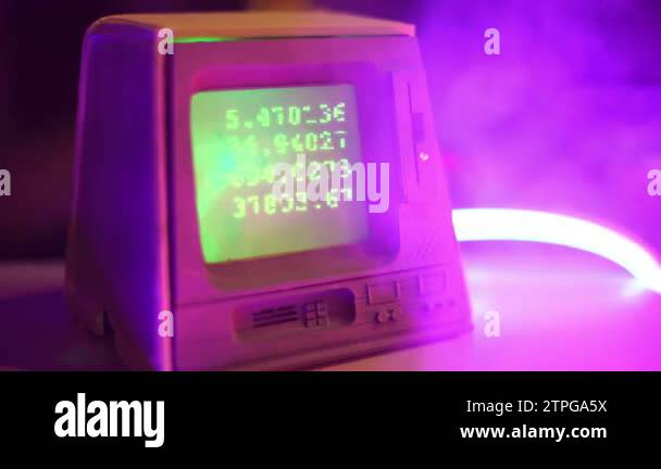 Hacking a retro 80s computer. Computer monitor is a 3d printed prop I ...