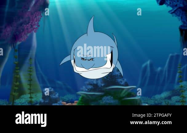Angry shark cartoon Stock Videos & Footage - HD and 4K Video Clips - Alamy