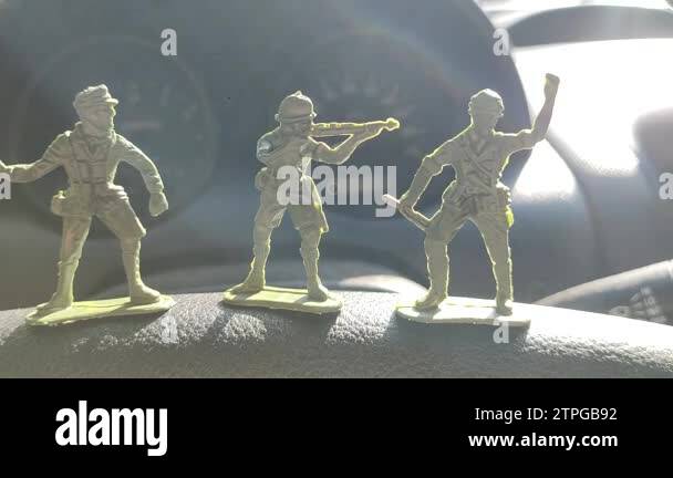 toy soldiers. war. soldier with weapons. injury and death in war ...